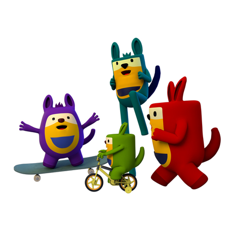 How to create an excellent indoor sports park brand cartoon image ...