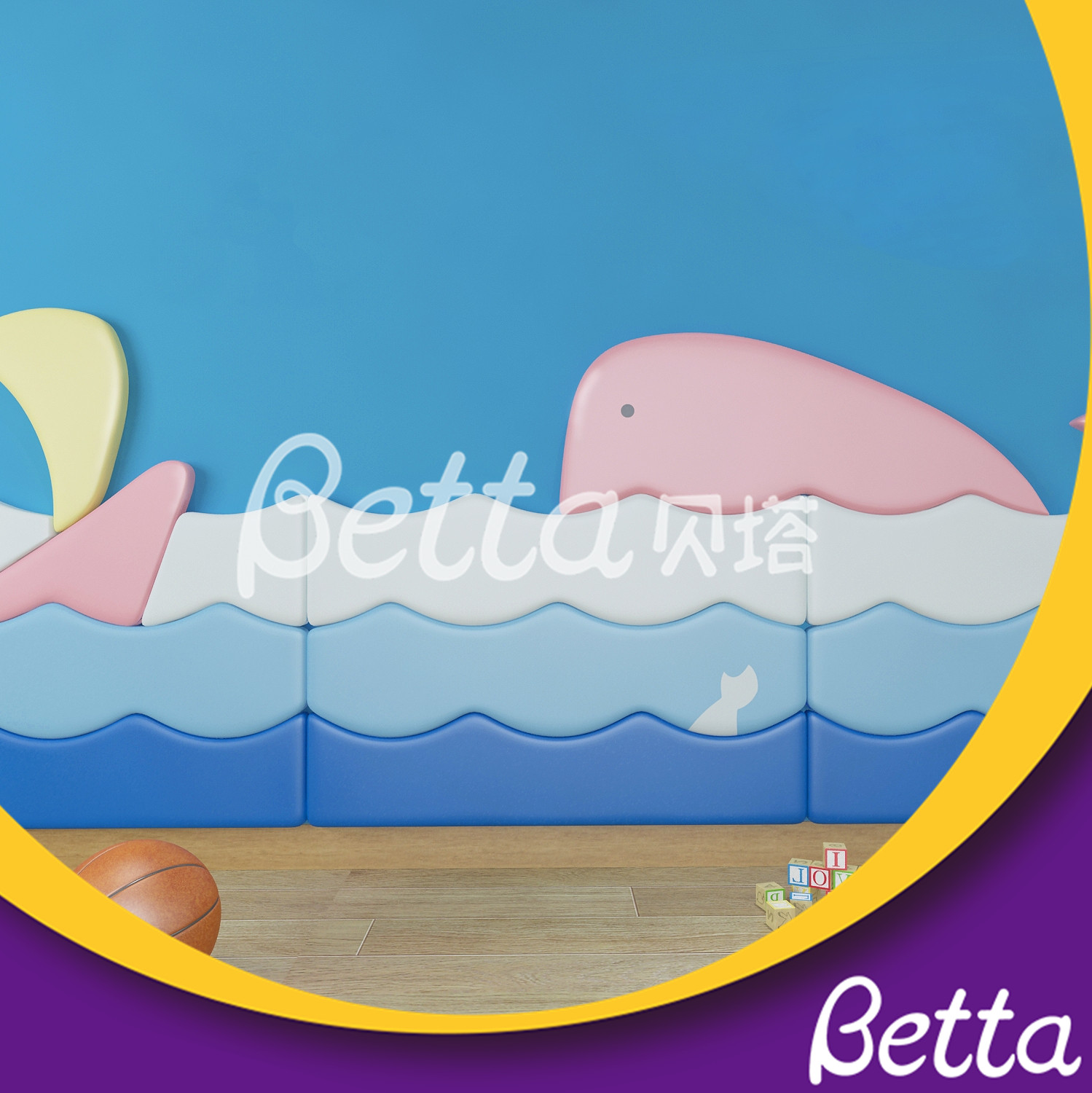 Customized Soft Wall Safety Wall for Kids Room Indoor Playground - Buy ...